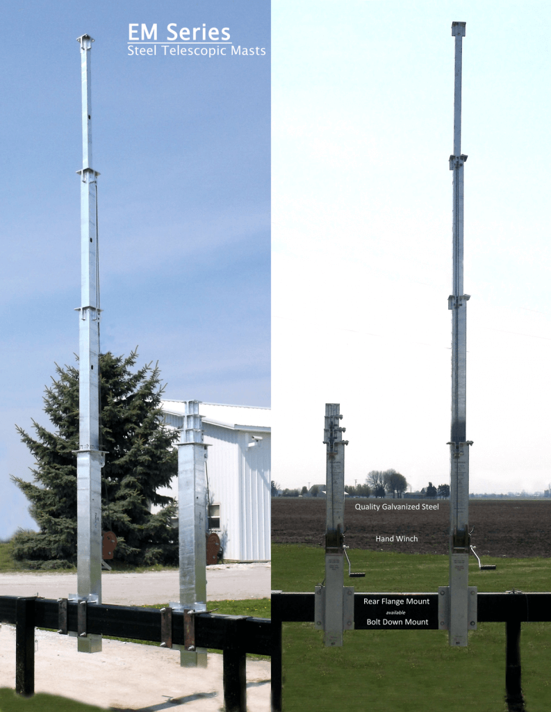 Telescoping Masts Specs - Floatograph Mast & Trailer Solutions